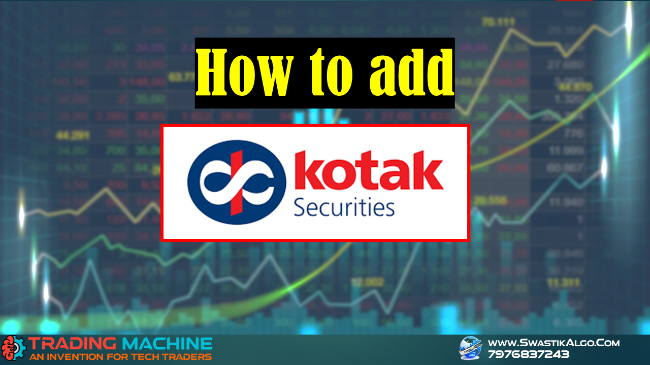 How to Add Demat/Trading/Broker Accounts on Trading Machine | Swastik ...